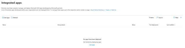 Managing Office 365 Integrated Apps From The Admin Center – Sean McAvinue