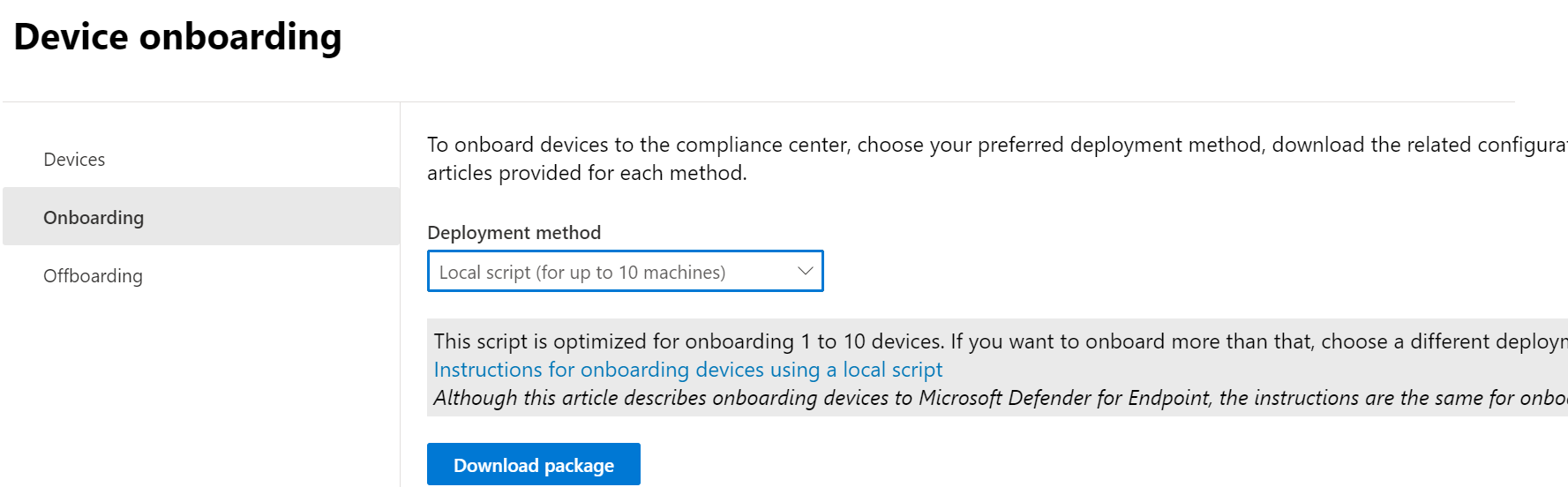 Onboarding Windows 10 Devices to the Microsoft 365 Compliance Portal ...