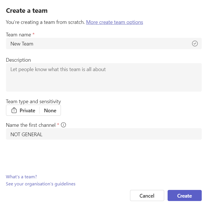 Rename the General Channel in Teams. – Sean McAvinue